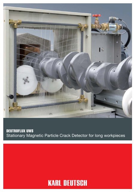 DEUTROFLUX UWS Stationary Magnetic Particle ... - Karl Deutsch