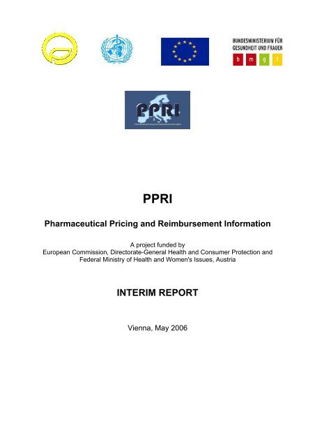 PPRI - Pharmaceutical Pricing and Reimbursement Information