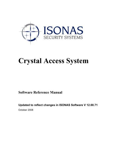 Software Reference Manual Kondor Security