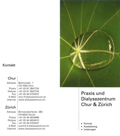 Flyer Dialyse Dr. Knoflach.pdf - Praxis und Dialysezentrum Chur und ...