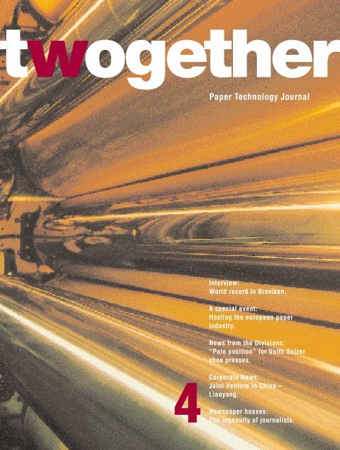 Paper Technology Journal - Voith
