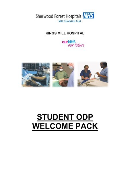 STUDENT ODP WELCOME PACK - the Sheffield Hallam University ...