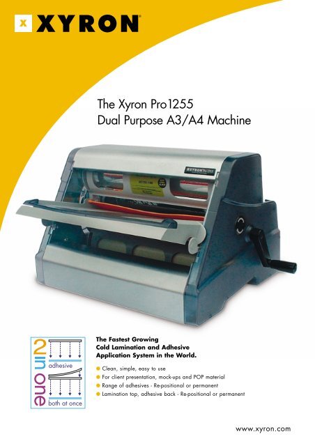 The Xyron Pro1255 Dual Purpose A3/A4 Machine - Kannemann kann
