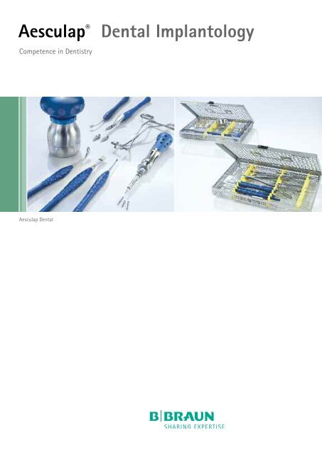 Aesculap® Dental Implantology - Aesculap Dental-Katalog
