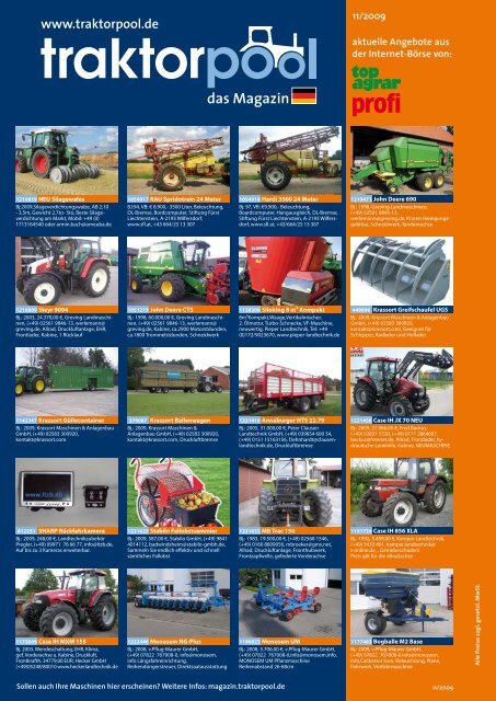 Musterseite Traktorpool - traktorpool-Magazin - traktorpool.de