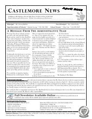 May - Castlemore Public School