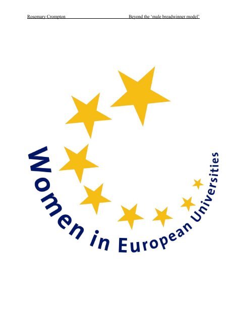 male Breadwinner Model