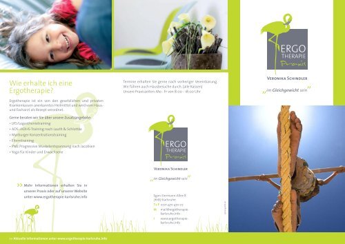 AKTUELLER Flyer - ergotherapie-karlsruhe.info