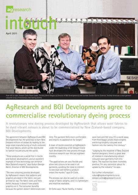 to download the PDF - AgResearch