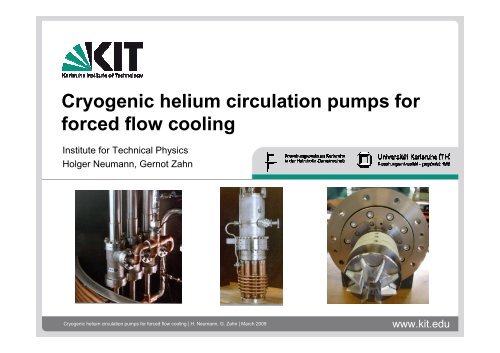 Cryogenic helium circulation pumps for forced flow cooling