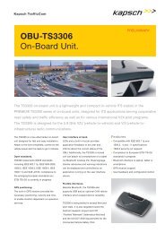 Kapsch TS3290/00A: On-Board Unit.