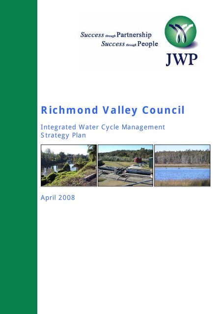 Integrated Water Cycle Management Strategy - Richmond Valley ...