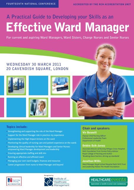 Effective Ward Manager - David Bailey FCCA