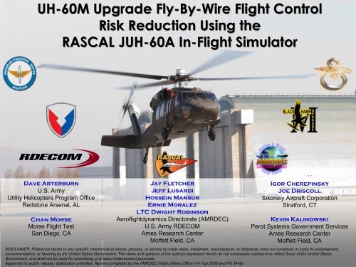 UH-60M Upgrade Fly-By-Wire Flight Control - Control Science ...