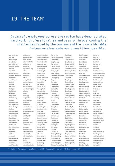 19 THE TEAM* - Datacraft