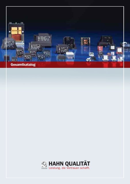 HAHN QUALITÄT - Hahn-Elektrobau GmbH