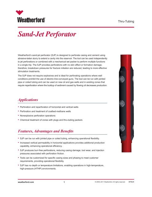 Sand-Jet Perforator