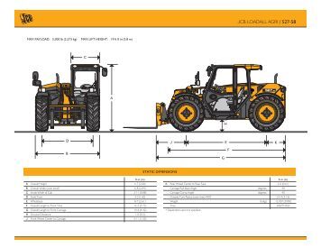 JCB LOADALL | 520-40, 524-50, 527-55 SPEC COMPACT ...