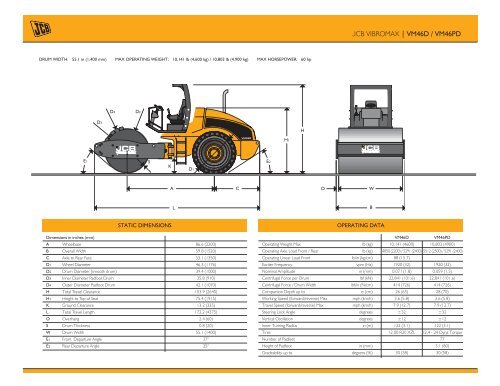 VM46 Spec Sheet - JCB
