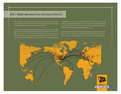 JCB | Global operations from the heart of the US