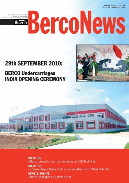 focus on - Berco S.p.A