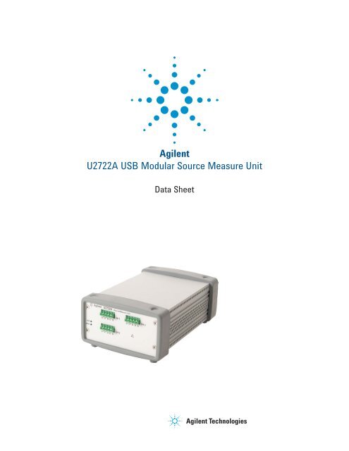 Agilent U2722a Usb Modular Source Measure Unit H Test As