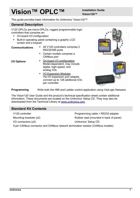 Vision™ OPLC™ - Unitronics