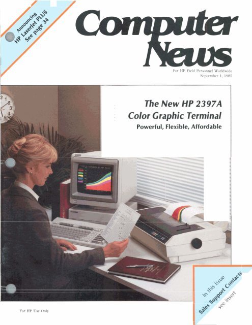 The New HP 2397A Color Graphic Terminal - HP Computer Museum