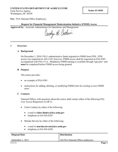 Request for Financial Management Modernization Initiative (FMMI)