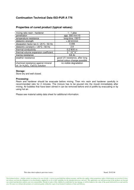 Continuation Technical