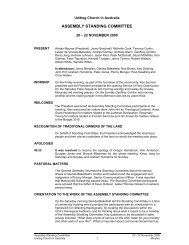 UNITING CHURCH IN AUSTRALIA - National Assembly