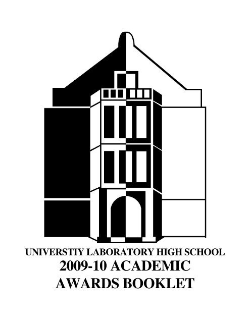 Awards Proof 2010 - University of Illinois Laboratory High School ...
