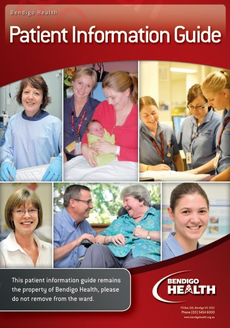 This patient information guide remains the property ... - Bendigo Health