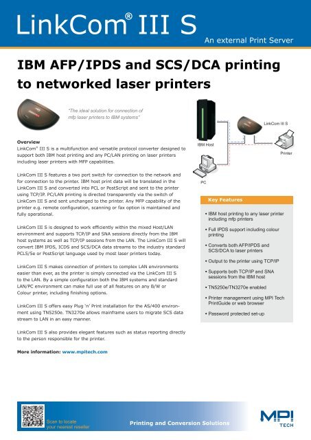 LinkCom III S - MPI Tech