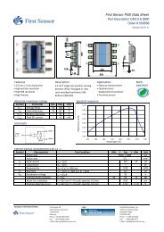 Pacific Silicon Sensor PSD Series Data Sheet Dual Axis PSD with ...
