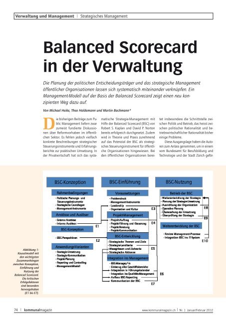 Balanced Scorecard in der Verwaltung - BCP Business Consulting ...