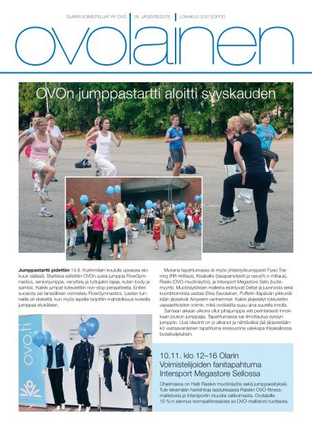 Ovolainen 2/2007 - Olarin Voimistelijat ry