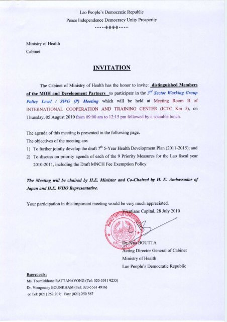 I. Introductory remarks On 24 August 2012, the World Organisation - France