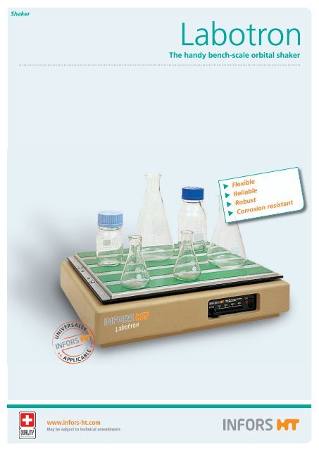 Labotron Shaker Brochure - Approved Business