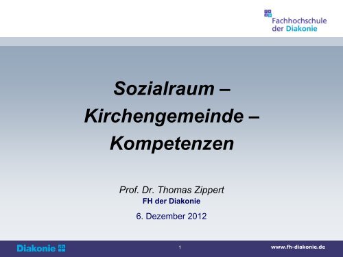 Vortrag von Dr. Thomas Zippert