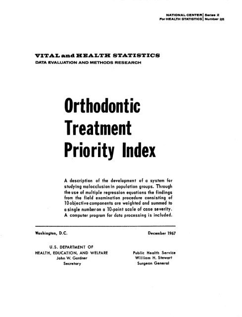 Orthodontic Treatment Priority Index
