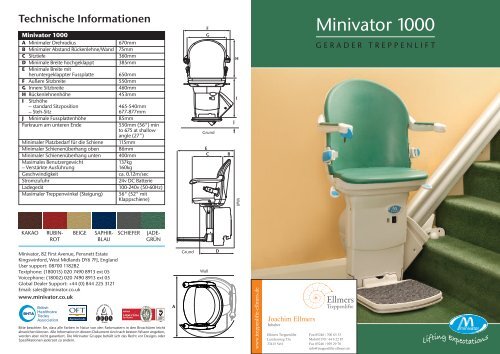 Minivator 1000 - Ellmers Treppenlifte