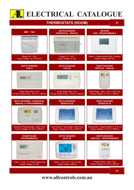 30 30 ELECTRICAL CATALOGU