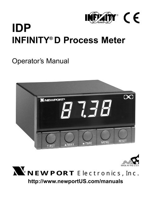 IDP INFINITY® D Process Meter - Newport
