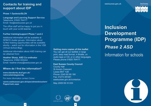 IDP - Czone - East Sussex County Council