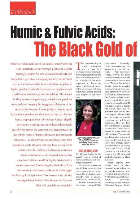 Humic & Fulvic Acids: The Black Gold of