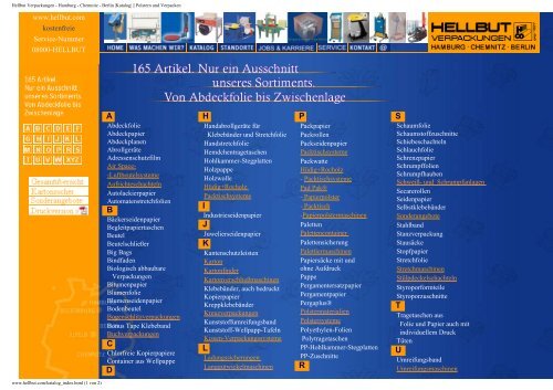 Hamburg - Chemnitz - Berlin |Katalog - Hellbut & Co. GMBH