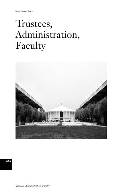 Trustees, Administration, Faculty (pdf) - Caltech Catalog - California ...