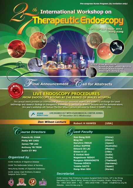 27th Endo flyer.pdf - Hong Kong Society of Digestive Endoscopy