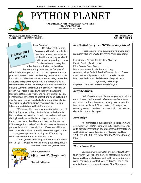 PYTHON PLANET - Loudoun County Public Schools